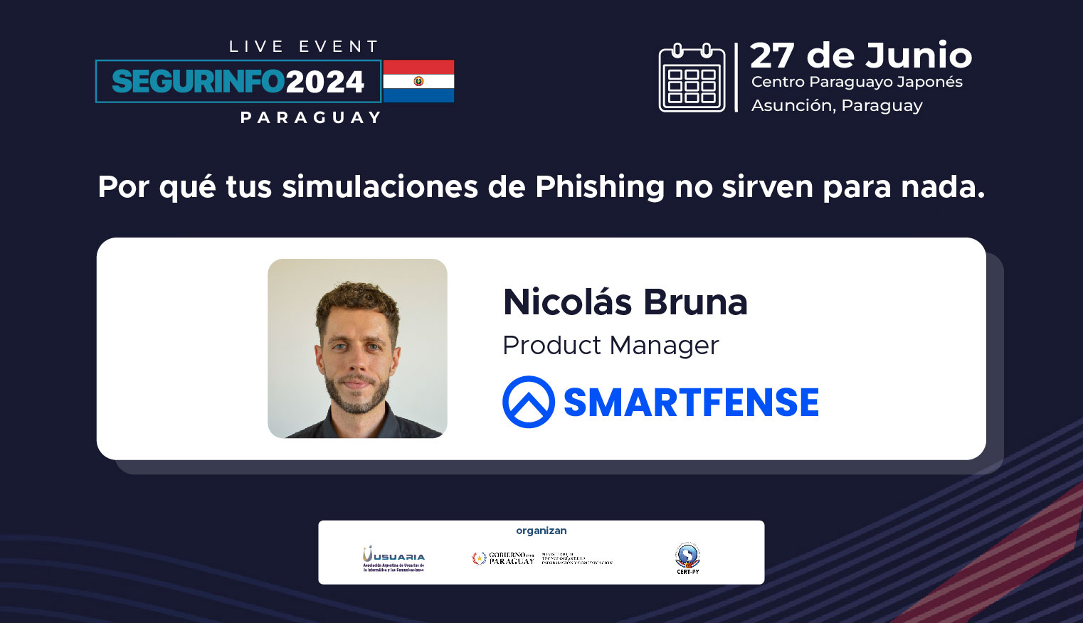 Segurinfo Paraguay 2024 - SMARTFENSE