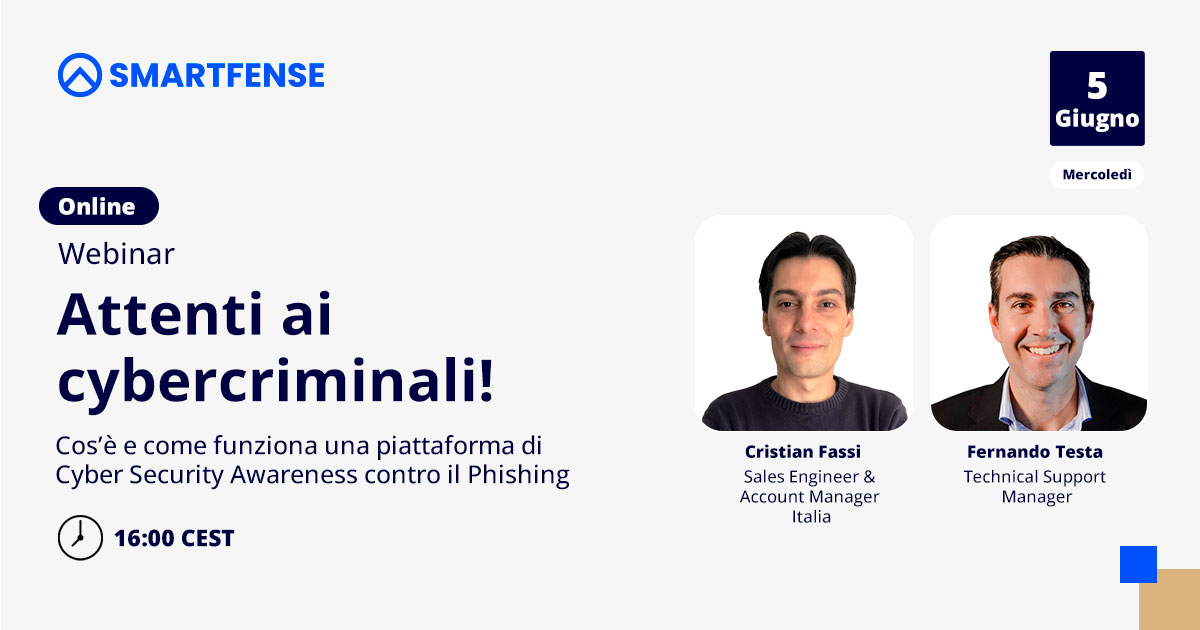 Attenti ai cybercriminali! - SMARTFENSE