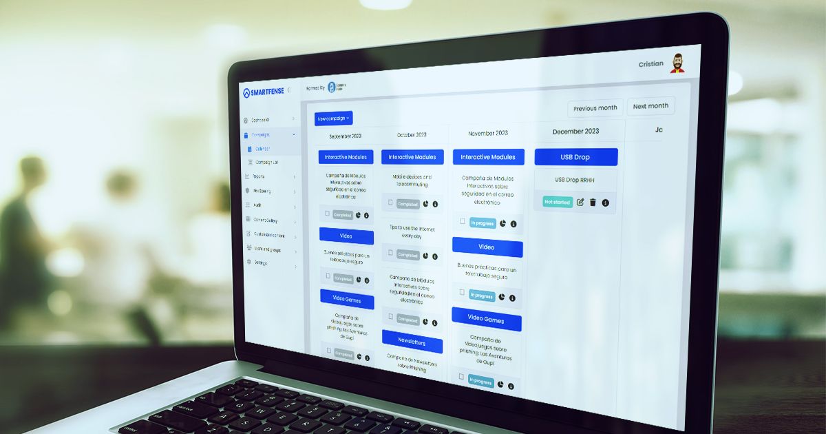 Campaign Calendar - SMARTFENSE - Awareness in Cyber Security